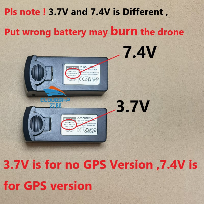 Original Sg105 Pro/Max Drone Battery 7.4V 2200Mah and 3.7V 2000Mah ...