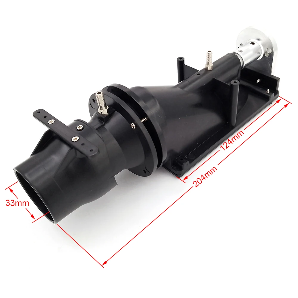 RC Jet Boat Water Thruster Jet Pump 40mm Turbo Turbojet for 70-120cm RC ...