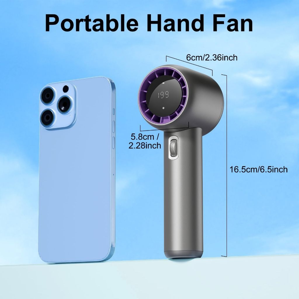 Mini Fan High Speed Handheld Turbofan USB Charging Outdoor 199 Wind ...