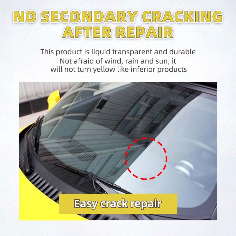 Gam Cermin Kereta Retak Original Nano Glass Crack Repair Windshield ...
