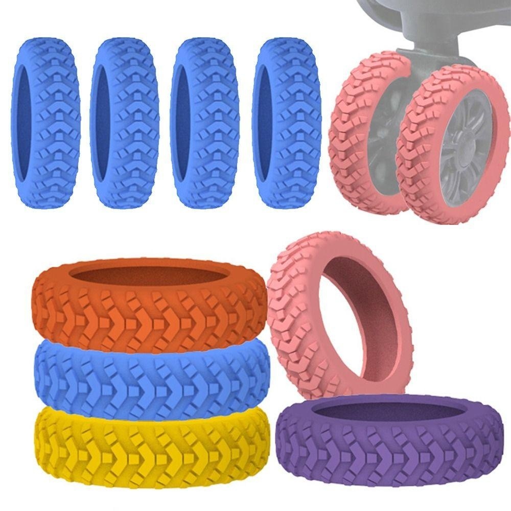 YOGAYET Penutup Roda Bagasi 8pcs/Set Beg Pakaian Anti Calar Silikon ...