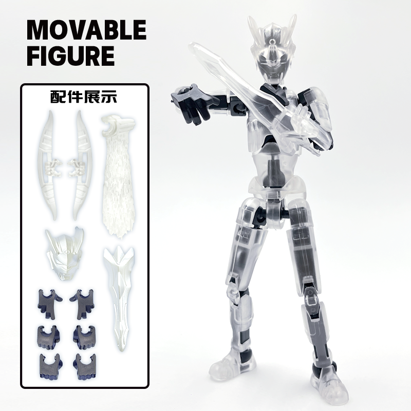 Multi-Jointed Movable Robot 2.0 3D stop motion animation 3d Printed ...