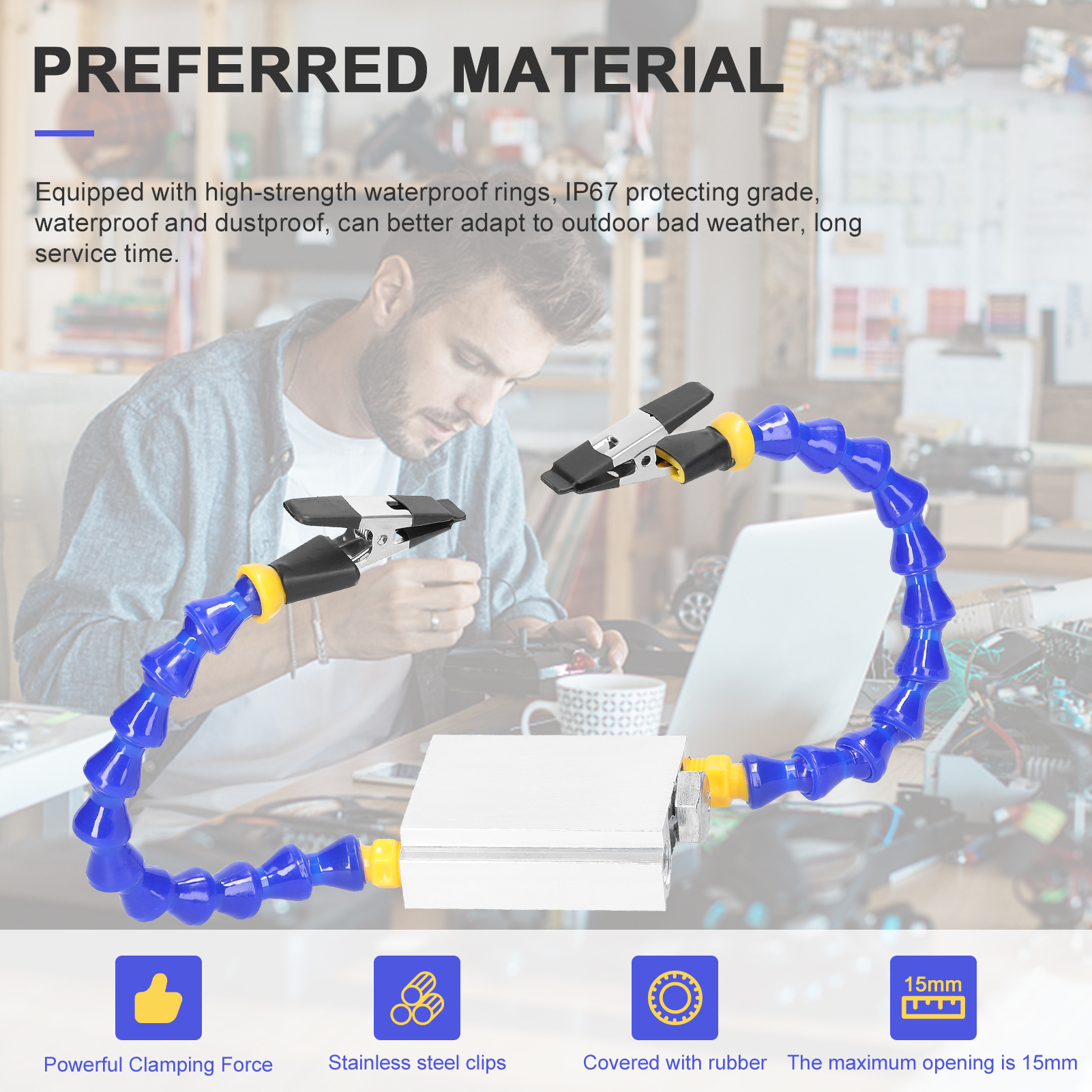 Welding Auxiliary Tool Multi-Arm Repair Tool Aluminum Alloy Fixture PCB ...