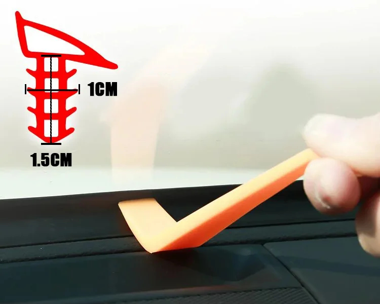 Upgrade 1.6M Rubber Car Seal Strip Soundproof Dashboard Insulation Auto ...