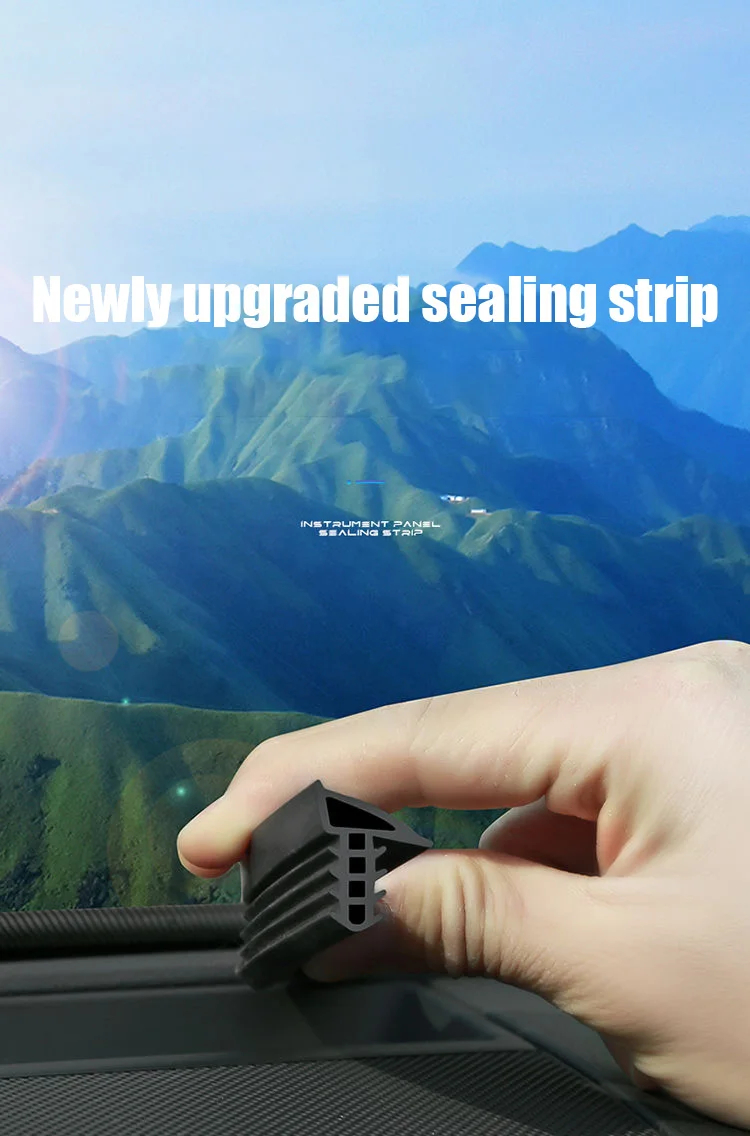 Upgrade 1.6M Rubber Car Seal Strip Soundproof Dashboard Insulation Auto ...
