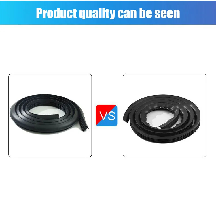 Upgrade 1.6M Rubber Car Seal Strip Soundproof Dashboard Insulation Auto ...