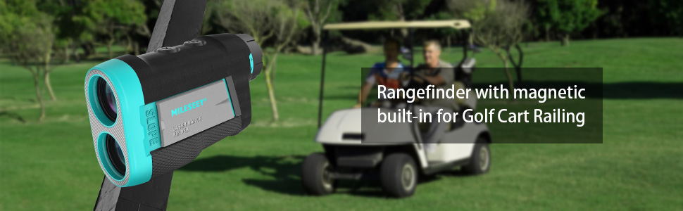 MILESEEY PF260 Rechargeable Golf Rangefinder Magnetic Telescope Slope Adjusted Flagpole Lock ...