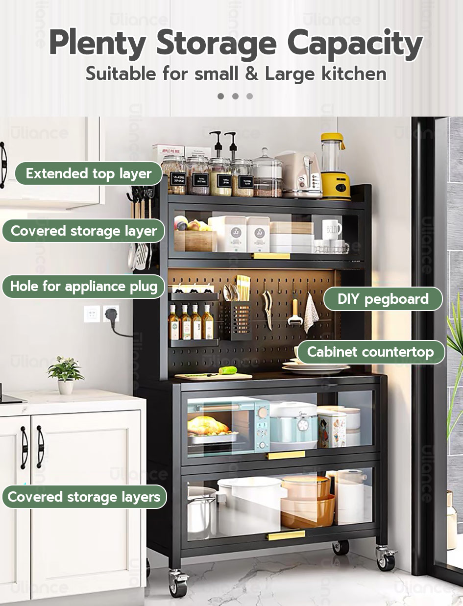 Uliance Kitchen Cabinet Kabinet Dapur Almari Dapur Cabinet Dapur Rack ...
