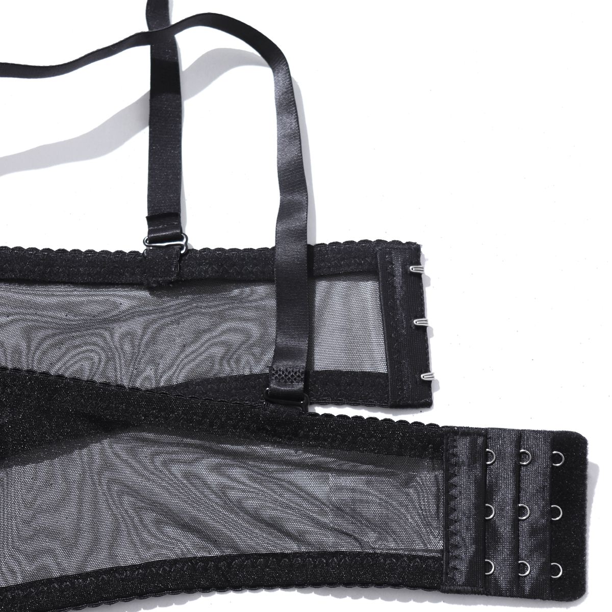 PARIFAIRY Lady Sexy Soft PU Leather Splice Sponge Padded Molded Cup Underwire Push Up Bra Punk ...