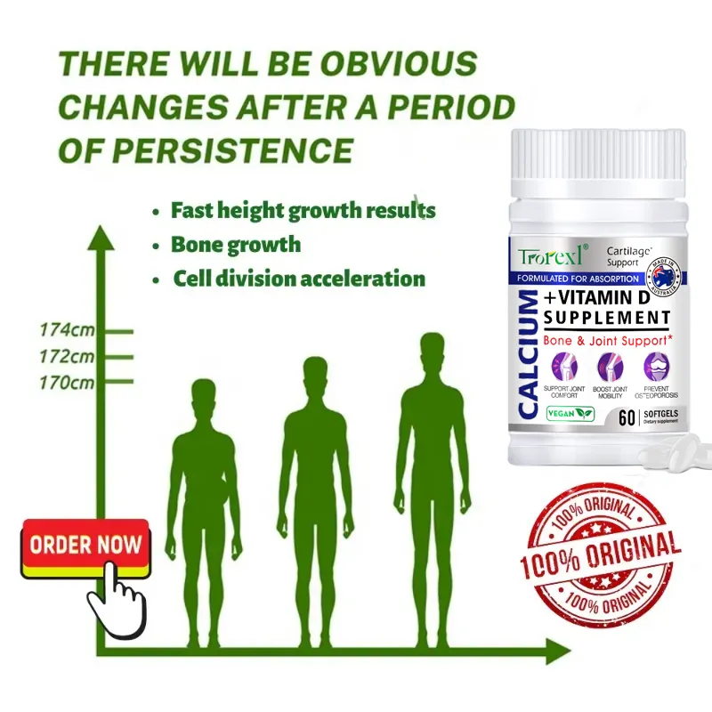 [MY Local+Free Gift]Trorexl Original 60 capsules/bottle Halal Vitamin ...