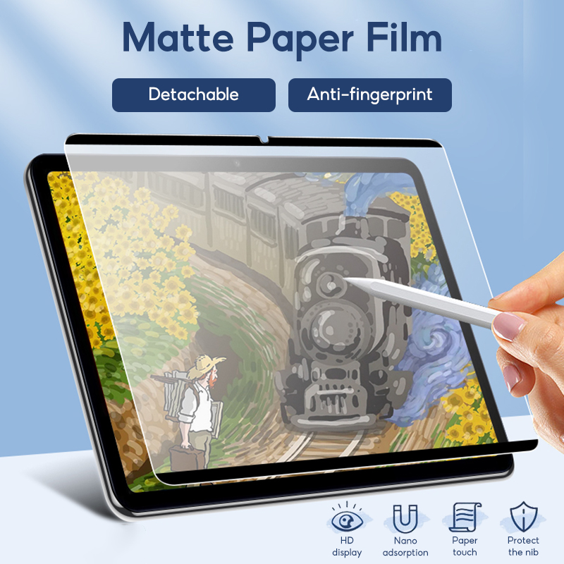 TBTIC Magnetic Matte Paper Like Screen Protector For iPad Air 7 M3 2025 ...