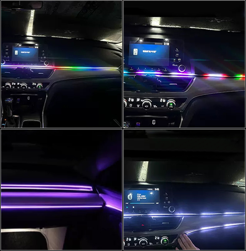 Universal Car Central Control Atmosphere Light Saddle Light USB ...