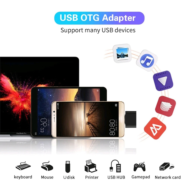 Mini Type-C to USB 2.0 OTG Adapter Type-C to USB2.0 Converter Suitable ...