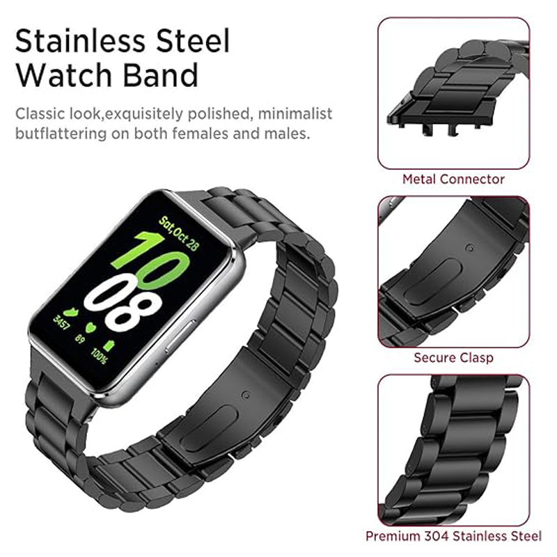 Stainless Steel Mesh Milanese Loop Magnetic Strap for Huawei Band 9 NFC ...