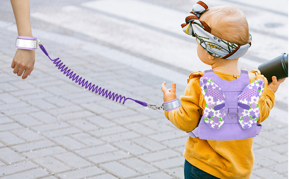 3 in 1 Toddler Harness Leashes + Anti Lost Wrist Link, Kids Harness ...