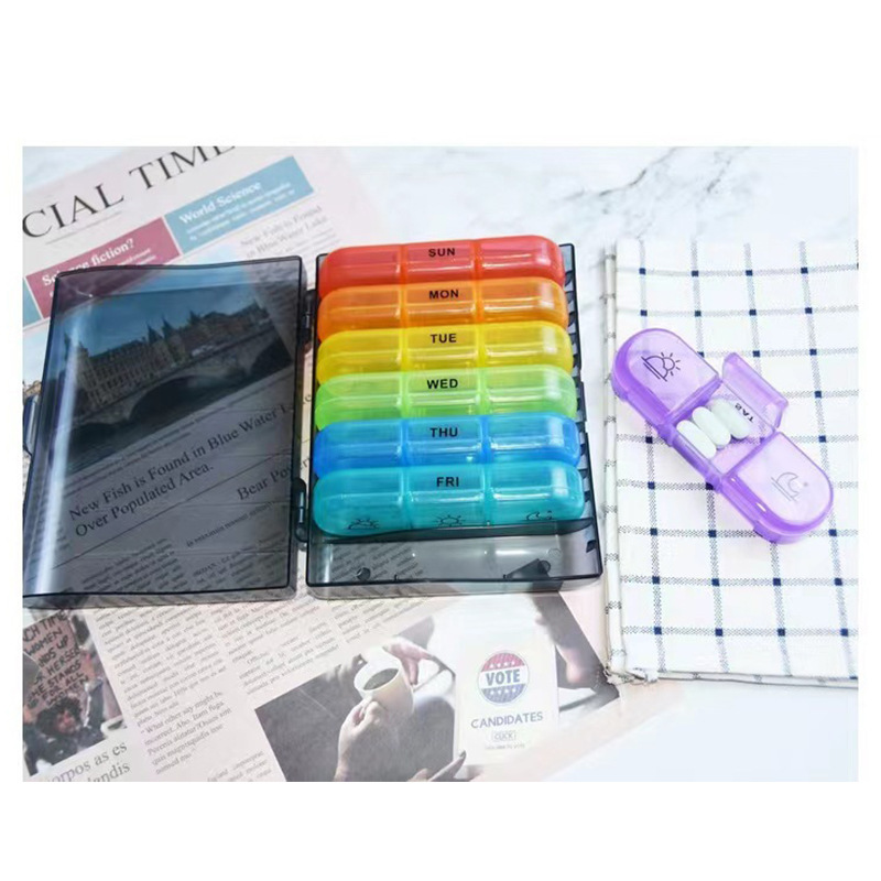 READY STOCK Pill Box Organizer 3 Times a Day Bekas Ubat Pil Weekly ...