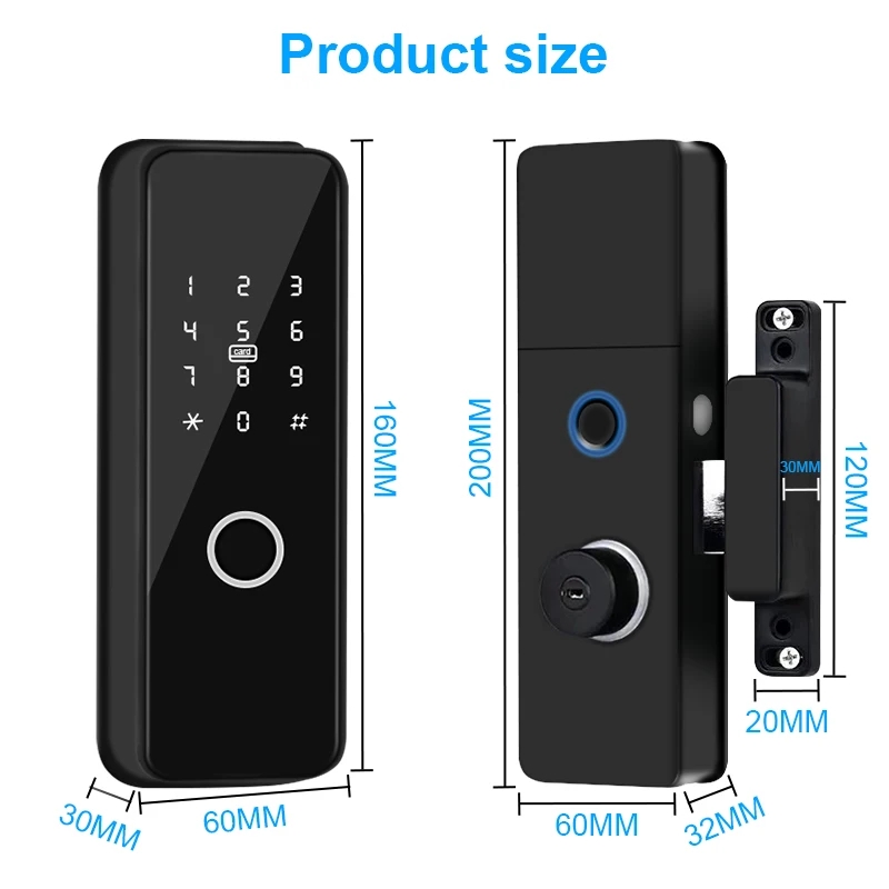 TTlock Waterproof Double-side Fingerprints Intelligent Lock With Aleax ...