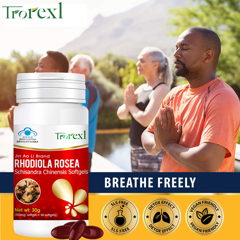 Trorexl 【Healthy Breath】Clear lungs Soft capsule Rhodiola rosea ...
