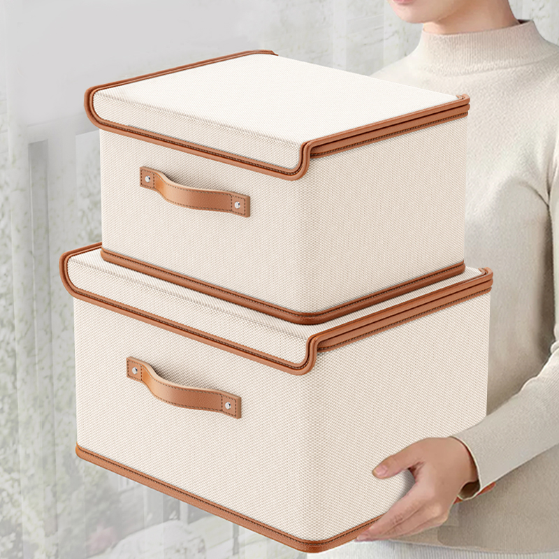 [Malaysia Delivery] Large Foldable Storage Box with lid Wear Resistant ...