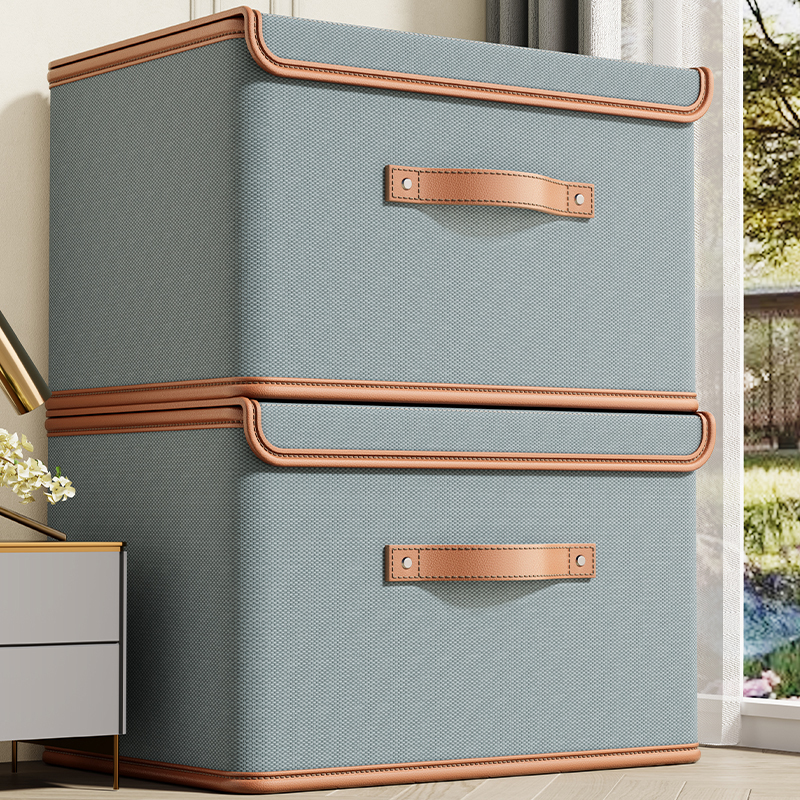 [Malaysia Delivery] Large Foldable Storage Box with lid Wear Resistant ...