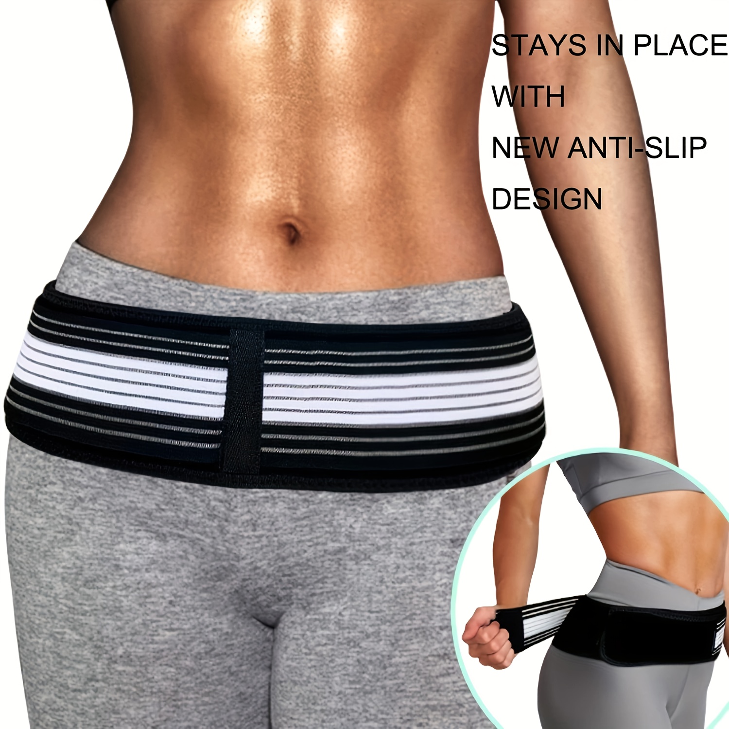 Sacroiliac Lumbar Joint Hip Joint Belt Pelvic Support Belt Effectively ...