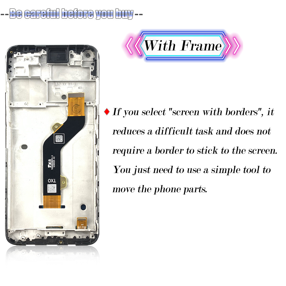 For Tecno Pova LCD Display With Touch Screen Digitizer For Tecno Pova ...