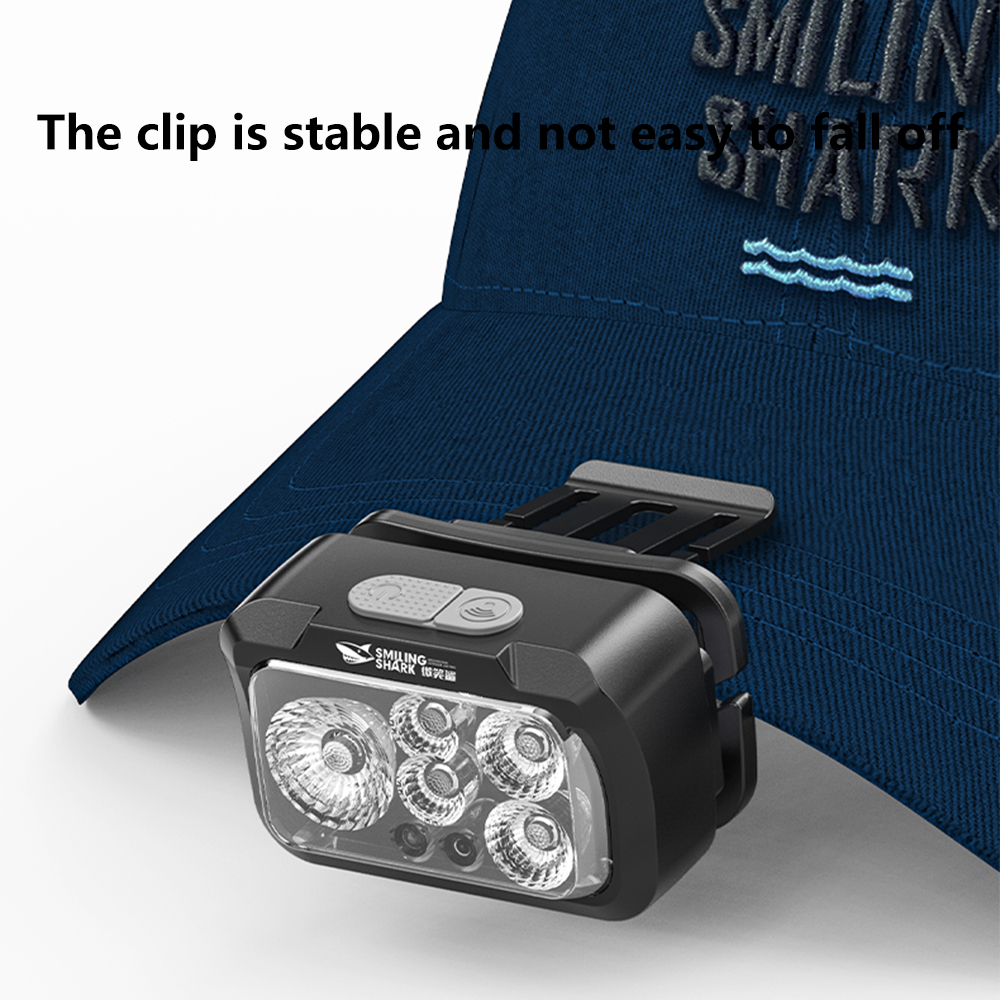 SmilingShark TD0174 LED Mini Head Lamp Super Bright Sensor Headlight ...