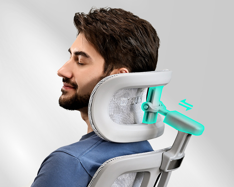 MUSSO H80 CLASS Ergonomic Chair 3D Armrest and Adjustable Headrest Game ...