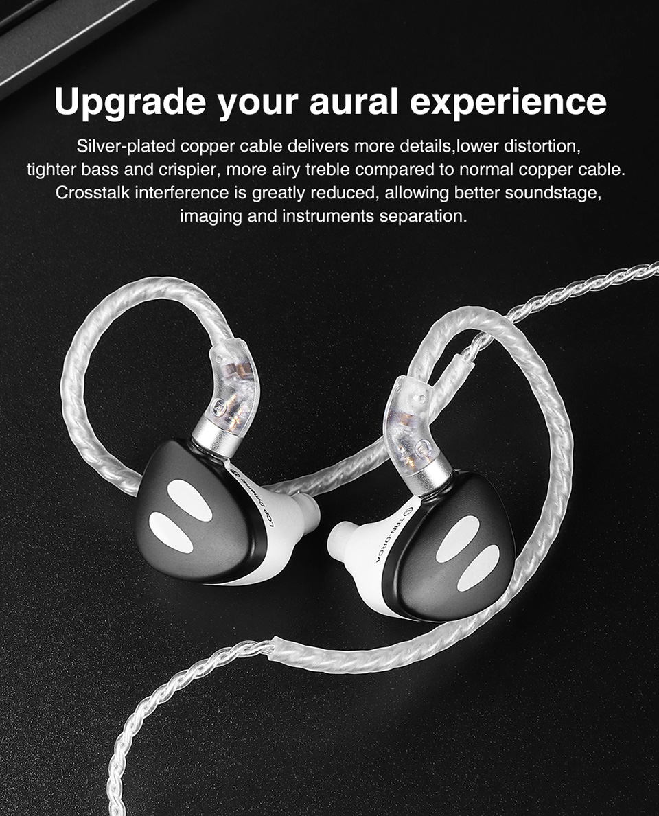 TRN A7 Original Upgraded Earphone Cable HIFI 2Pin Use For TRN MT1 KZ ...