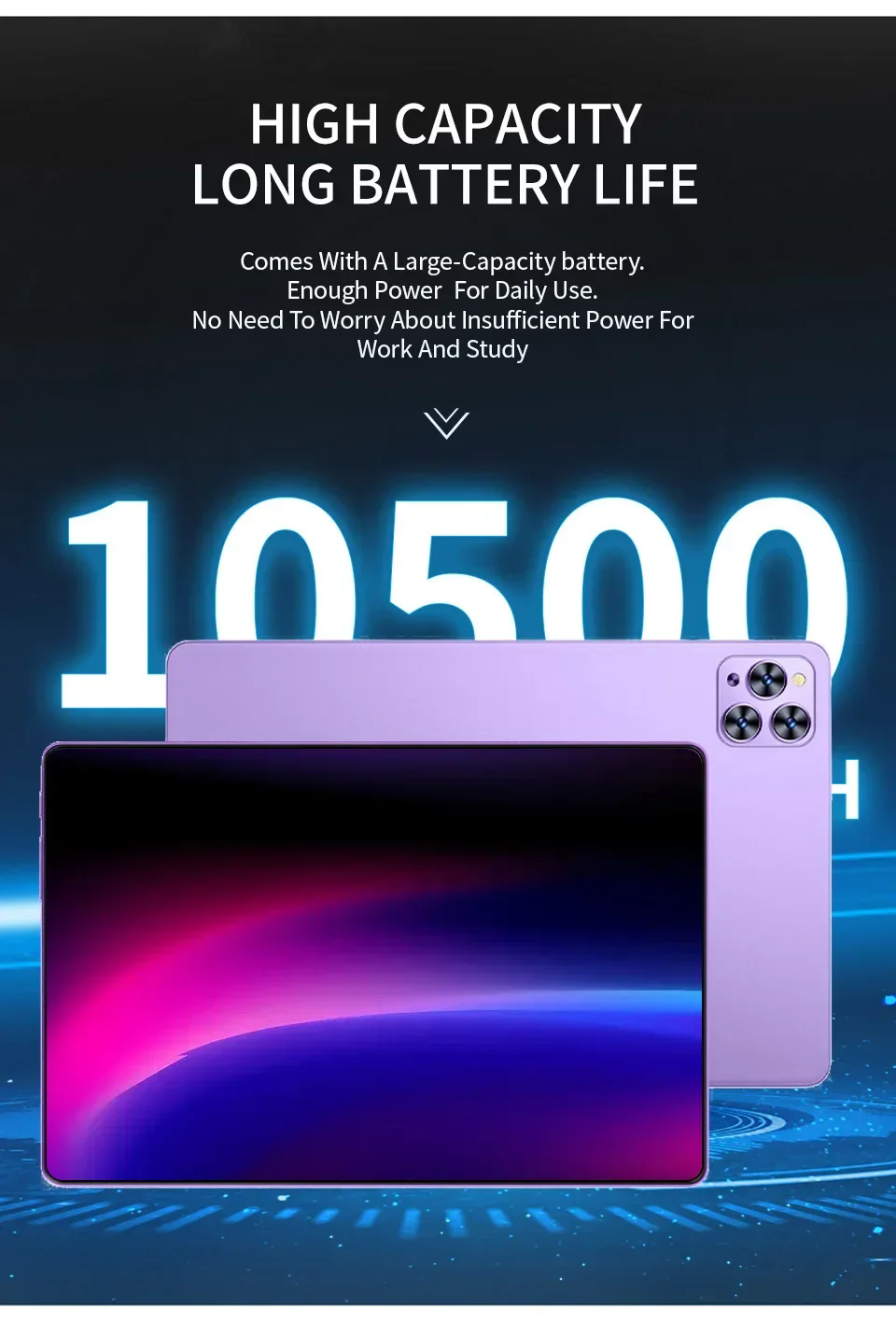 [Malaysia Delivery] HD Screen kids Tablet Android 13 Smart Tablet 11 ...