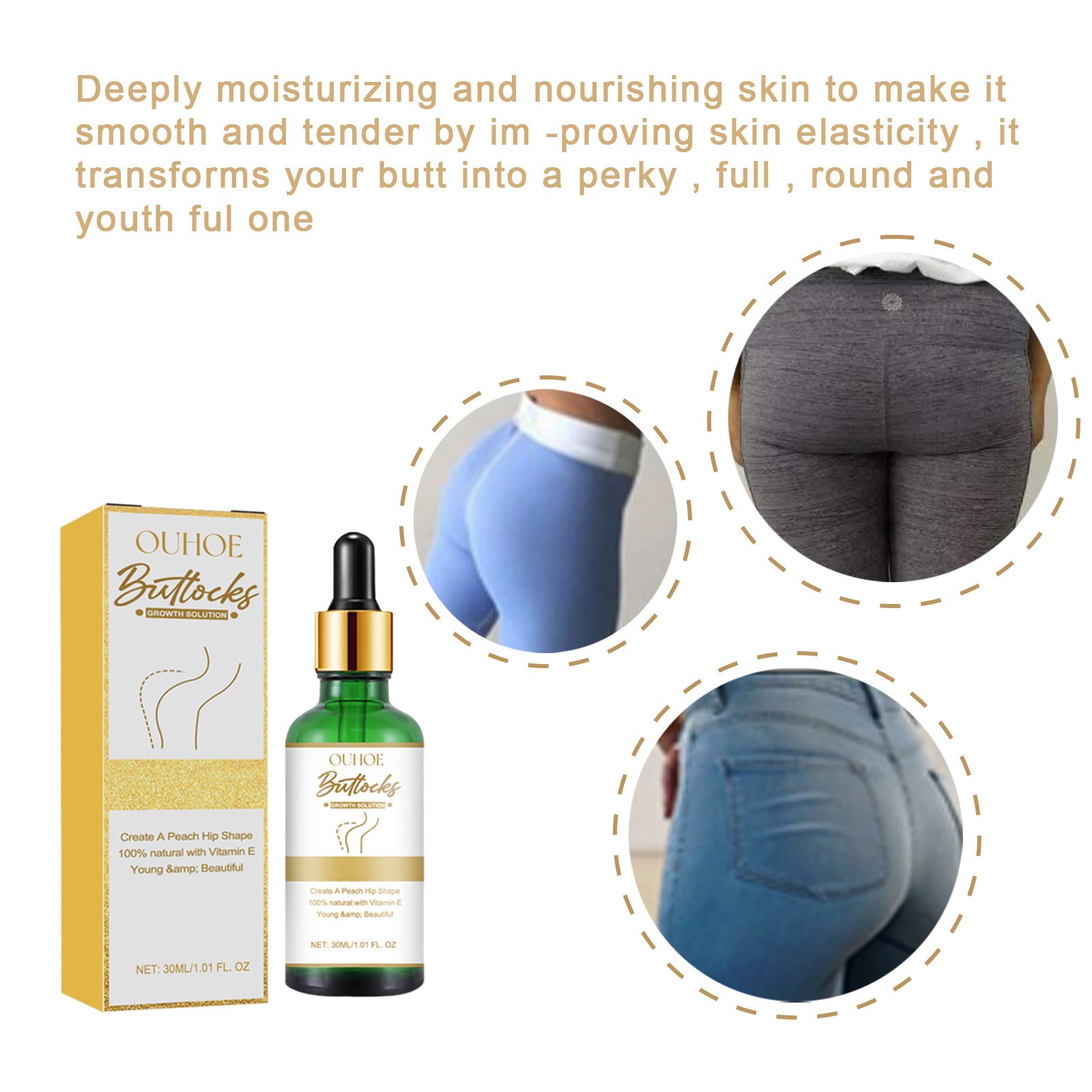 30ml Buttocks Growth solution Butt Lift Oil Sexy Female Firming Cream ...