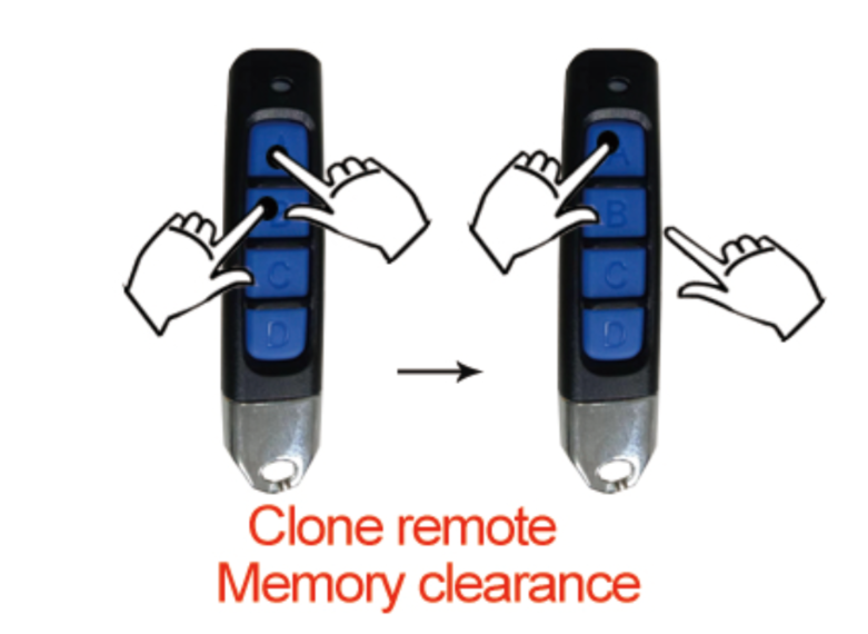 Clone and copy remote control key copying machine 433mhz 315MHz garage ...