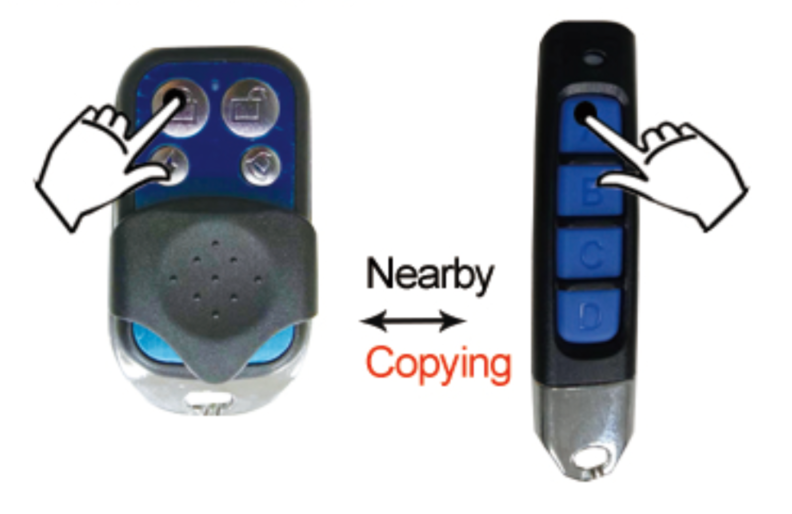 Clone and copy remote control key copying machine 433mhz 315MHz garage ...