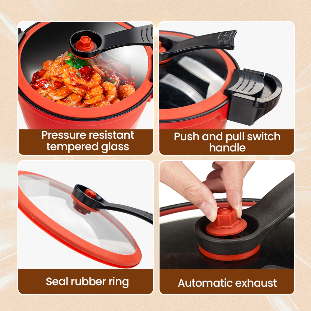 KADONIO 3L 4L Electric Cooker Electrik Micro Pressure Cooker Multifunction Cooker Multi Cooker ...