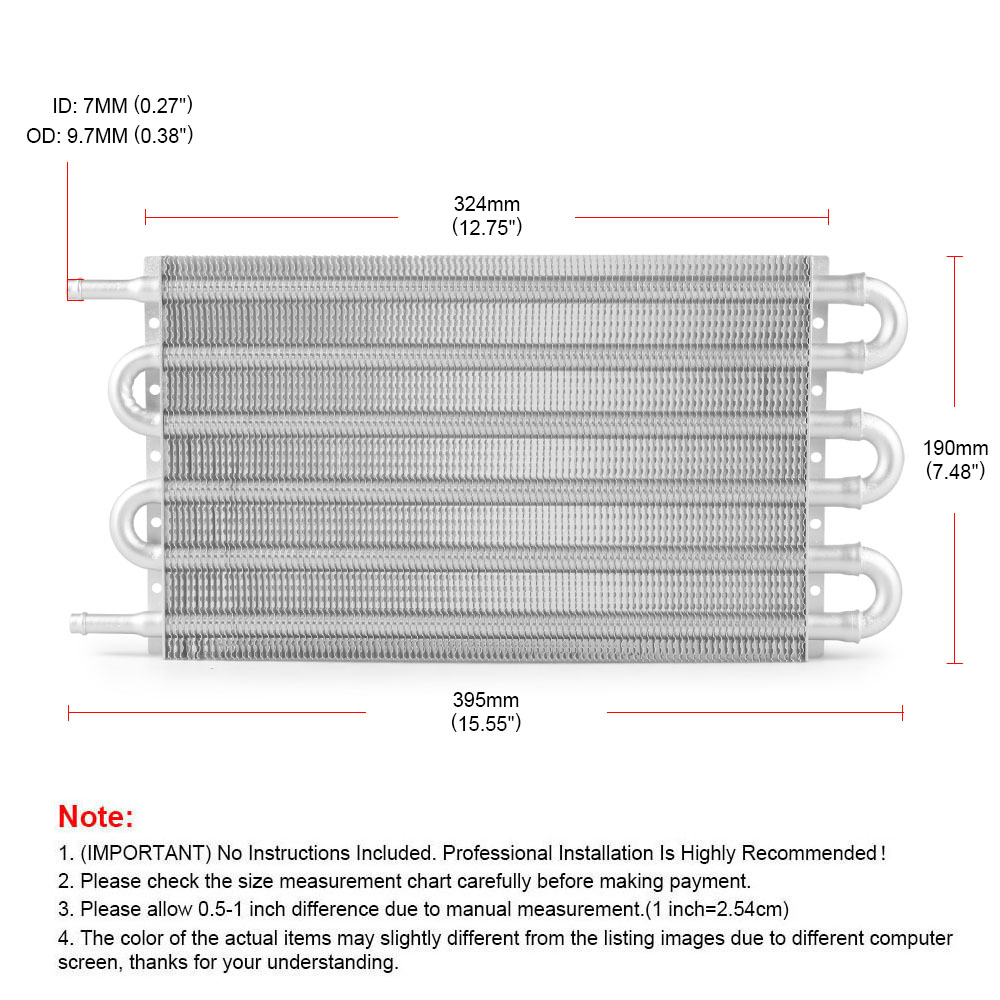 Motul Transoil Oil Filled Radiators 6 Row Fit For Universal Remote ...
