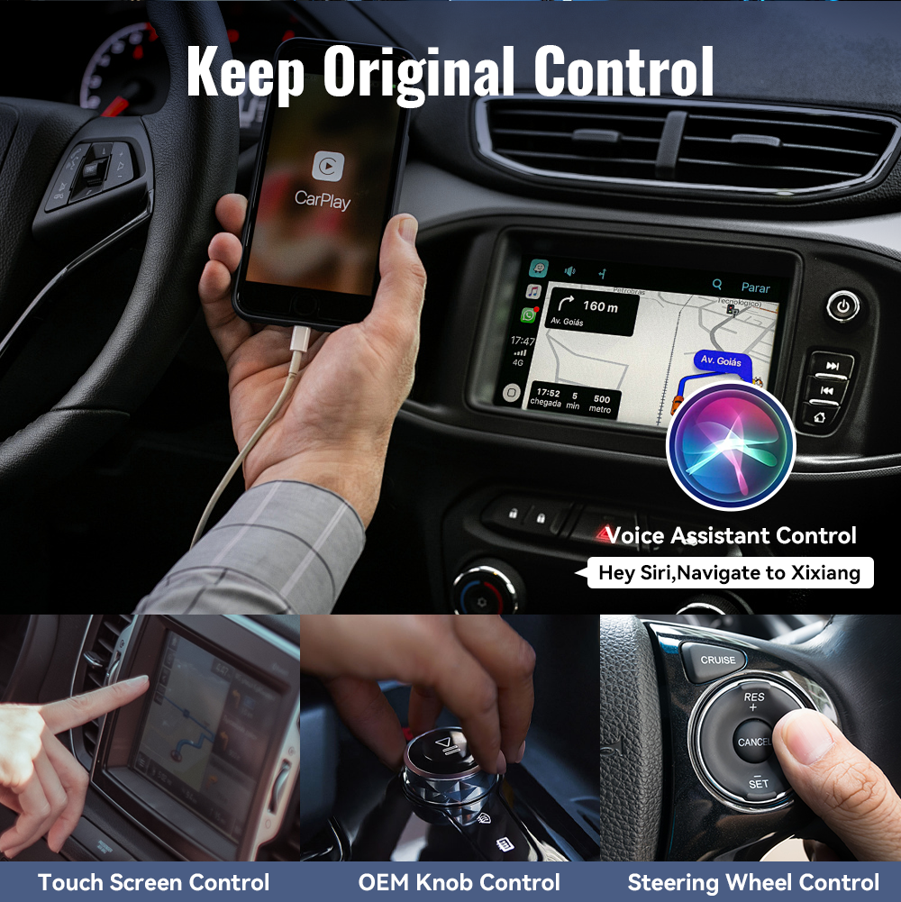 XUDA Mini Box 2in1 Wireless CarPlay Dongle Wireless Android Auto Box ...