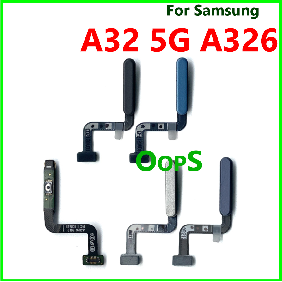 For Samsung A32 5G A326 Fingerprint Sensor Power Button Flex Side Key ...
