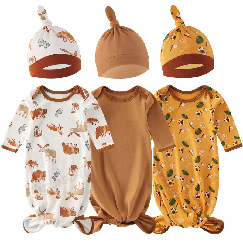 #JP579 Newborn Baby Swaddle Blanket baby Hat Set Muslin Swaddle Bedding ...