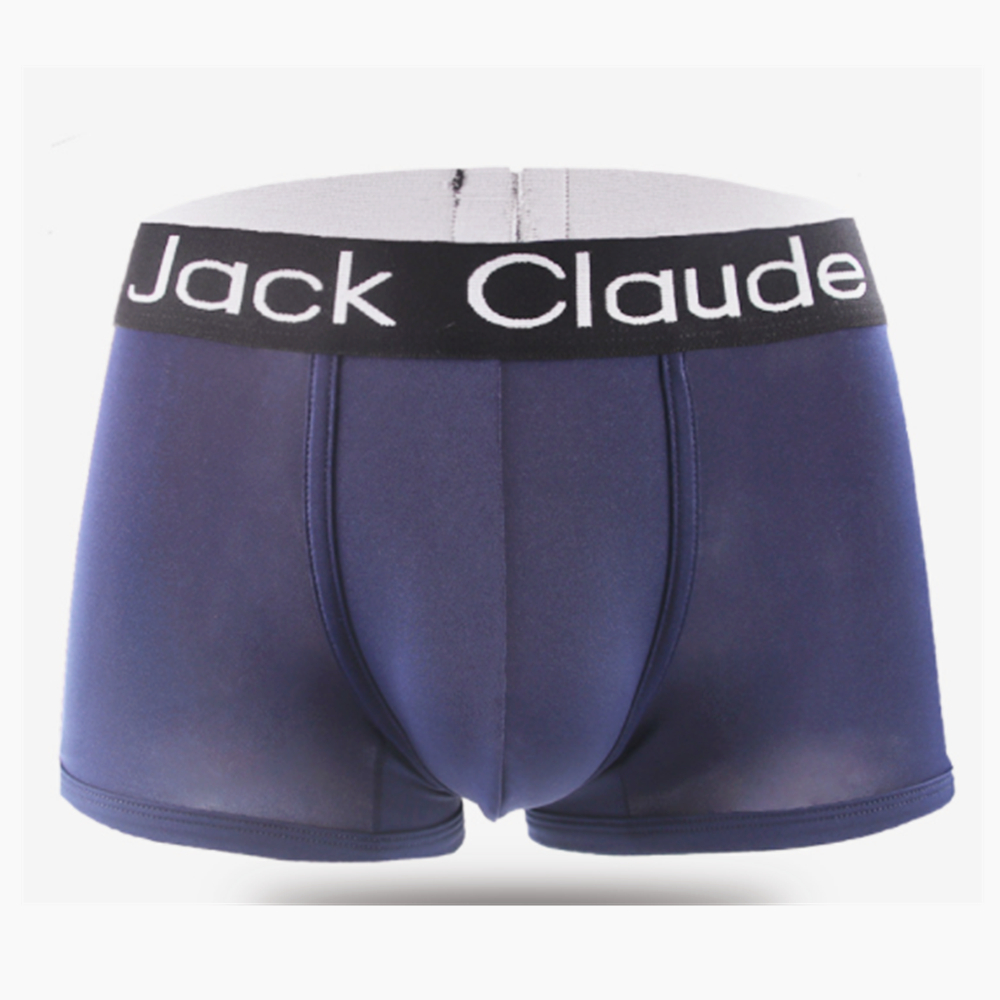 4Pcs Men's Boxer Underwear Jack Claude Ice Silk Plus Size Male ...