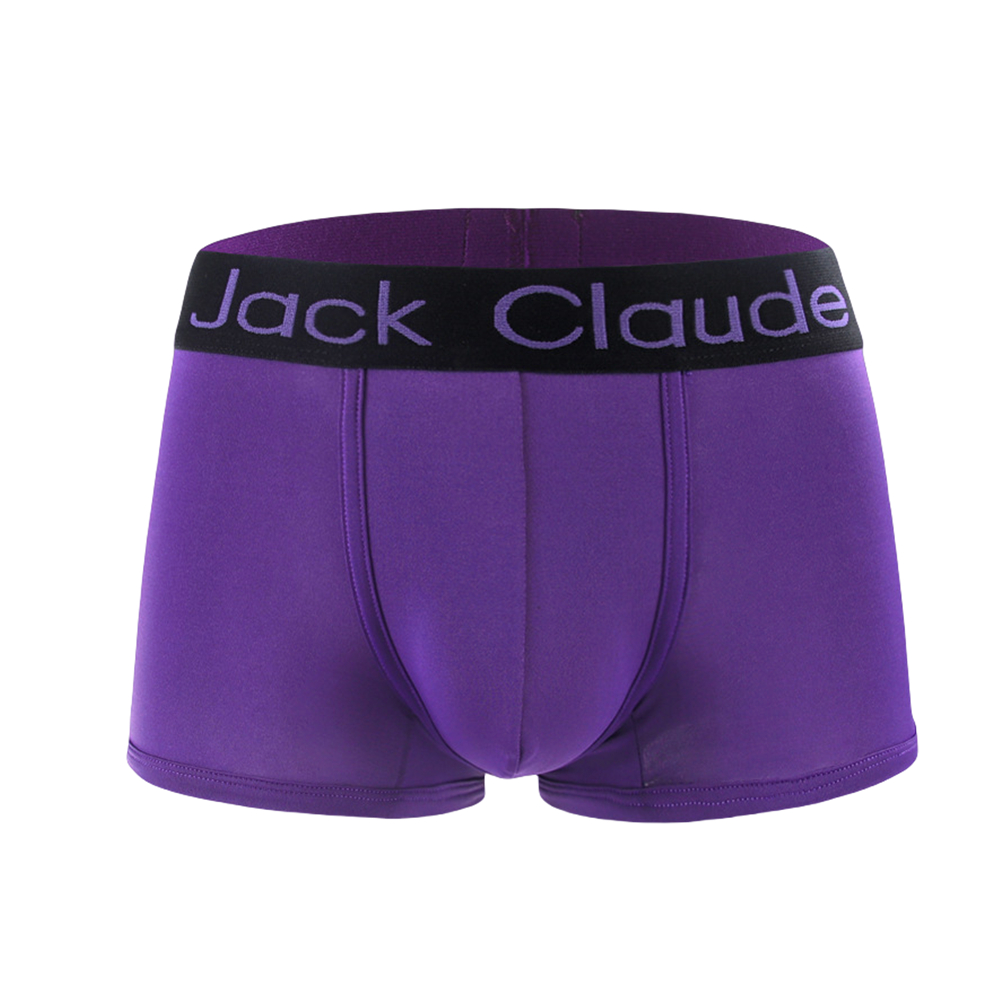 4Pcs Men's Boxer Underwear Jack Claude Ice Silk Plus Size Male ...