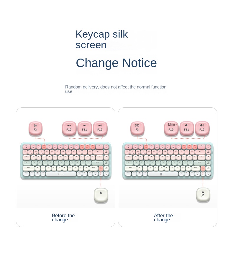 Ugreen FUN Bluetooth wireless rechargeable mechanical keyboard 84 keys ...