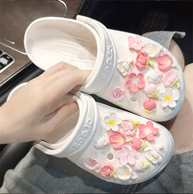 Multi-piece set Sandal Pin Buckle Shoe Charms, Cute 3D Jibbitz Set for ...