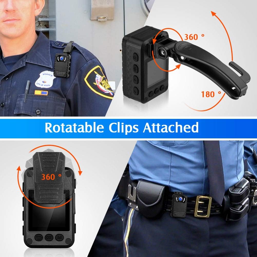 BOBLOV N9 Mini Body Camera, Full HD 1296P Body Mounted Camera ...