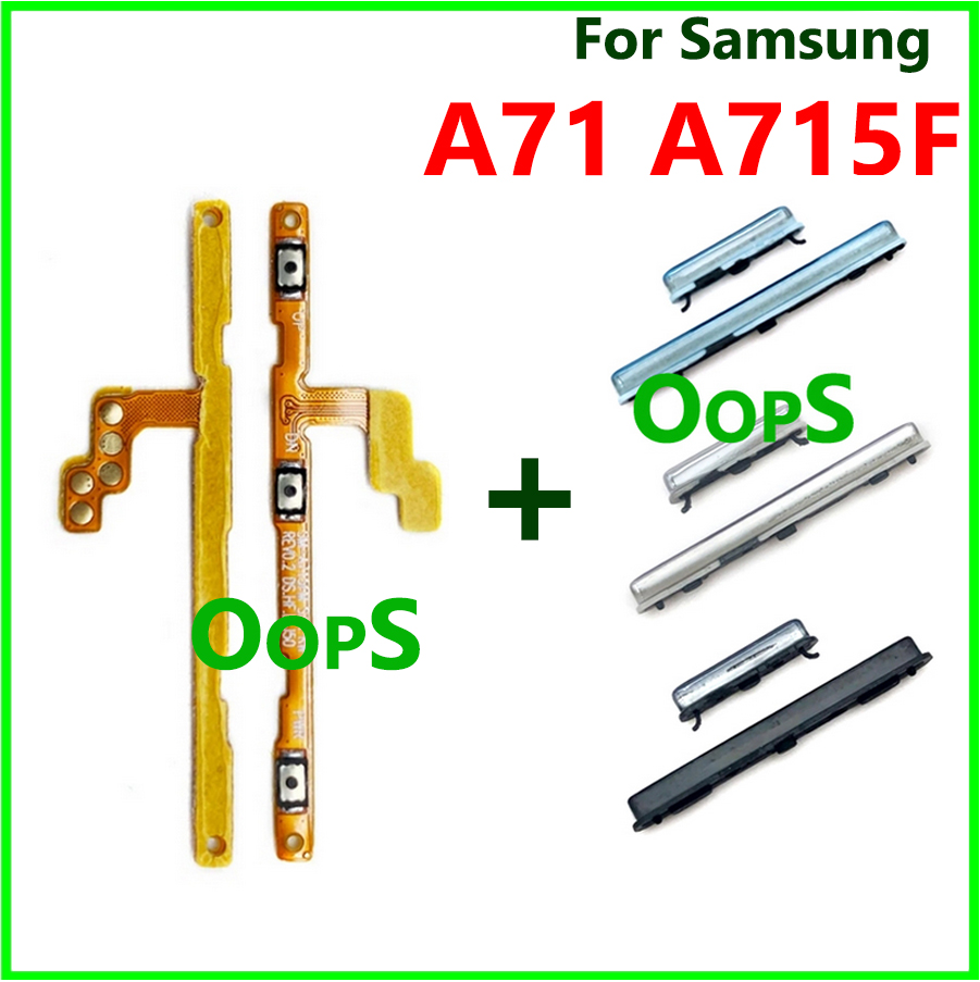 On Off Power Volume Flex For Samsung A71 2020 A715 Phone Up Down Side ...