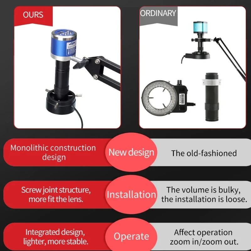 4K Electronic Digital Microscope For Soldering Microscope Set 1080P ...