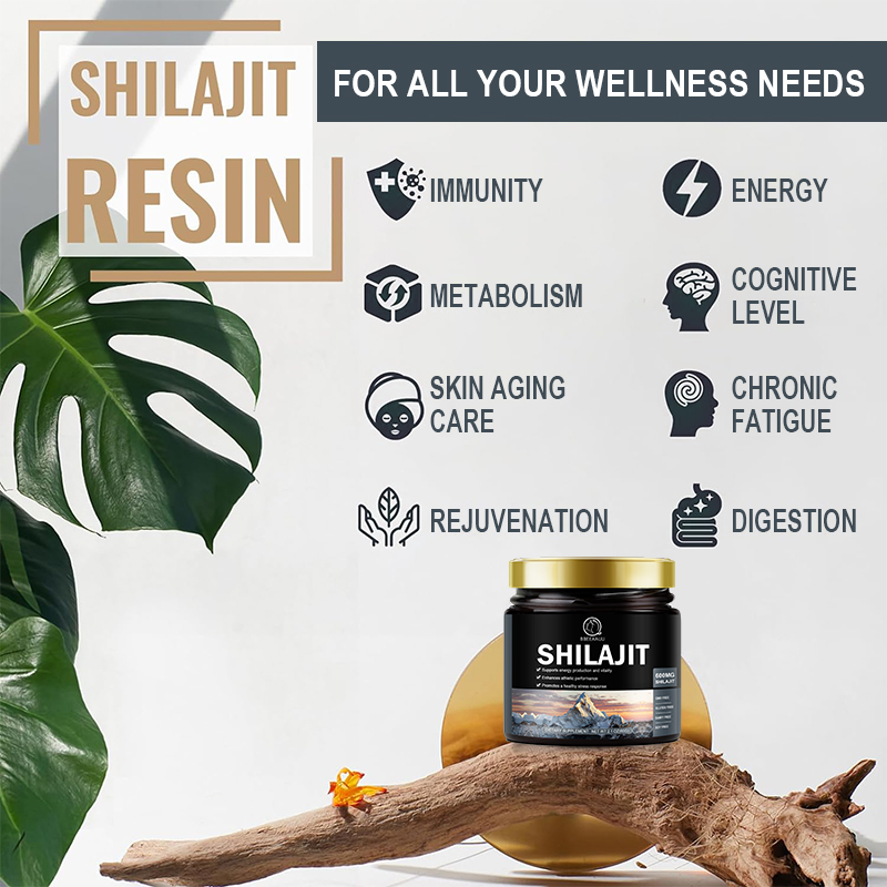BEAU Shilajit Resin Pure Himalayan Gel Support Relieve body ...