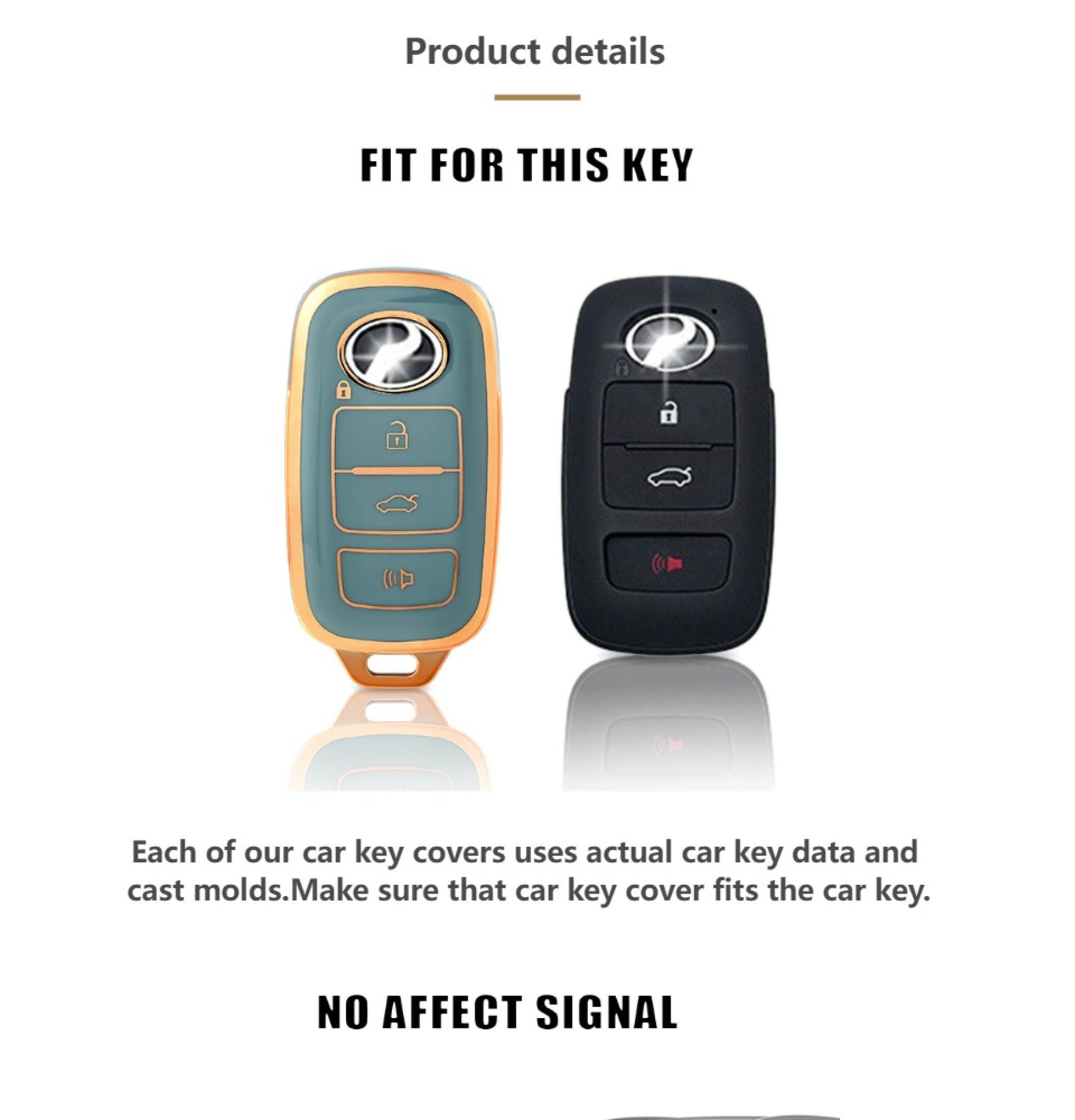 Perodua Myvi Axia Alza 2024 Car Key Cover Ativa Alza Veloz Remote Case ...