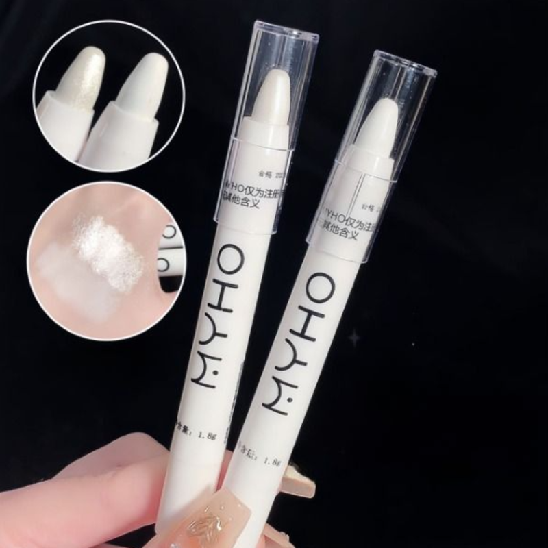 Pearl-Infused Matte Highlighter Stick - Waterproof Brightening for Eyes ...