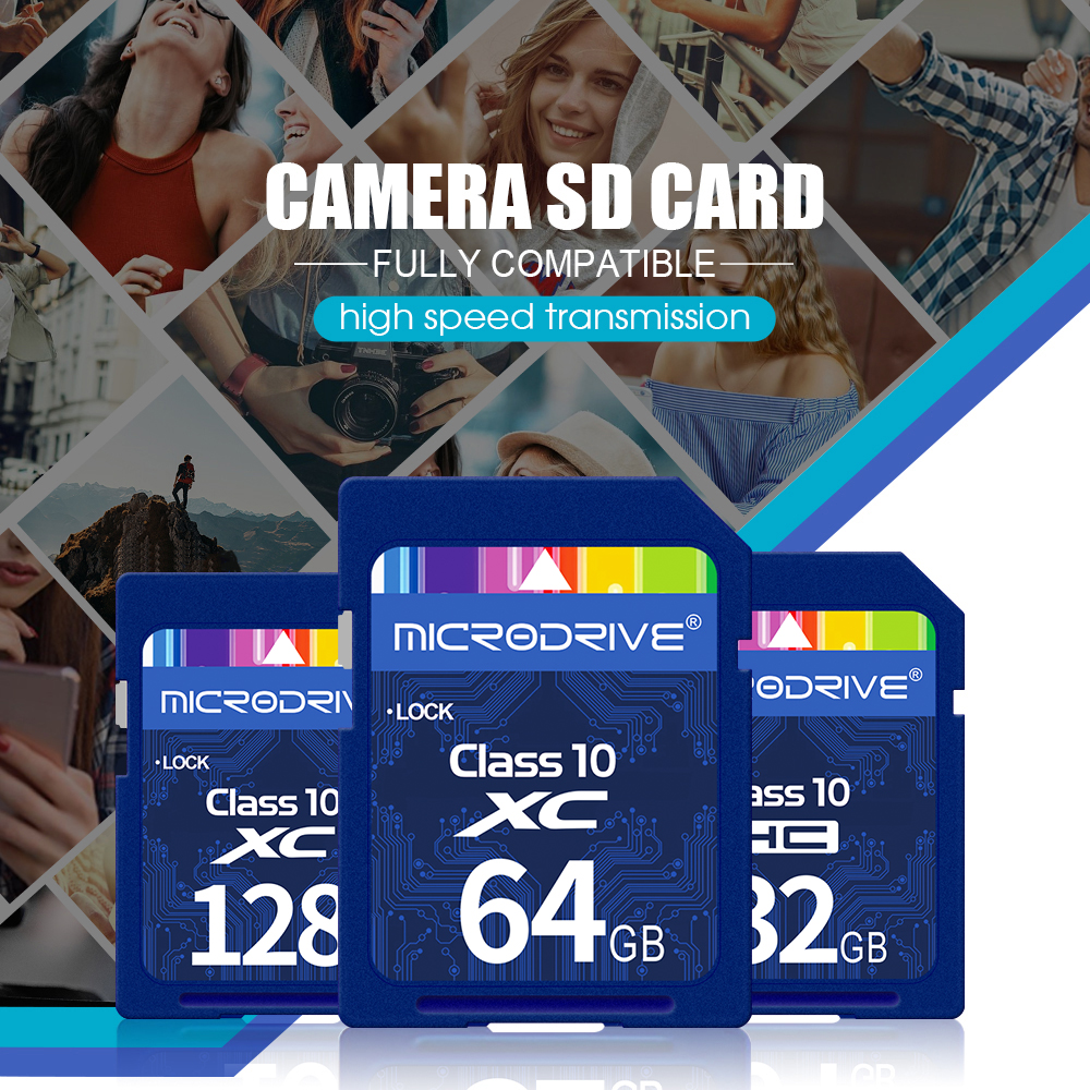 Red MicroSD Card 32GB-256GB U3 Class 10 - High Speed 4K TF Card for ...