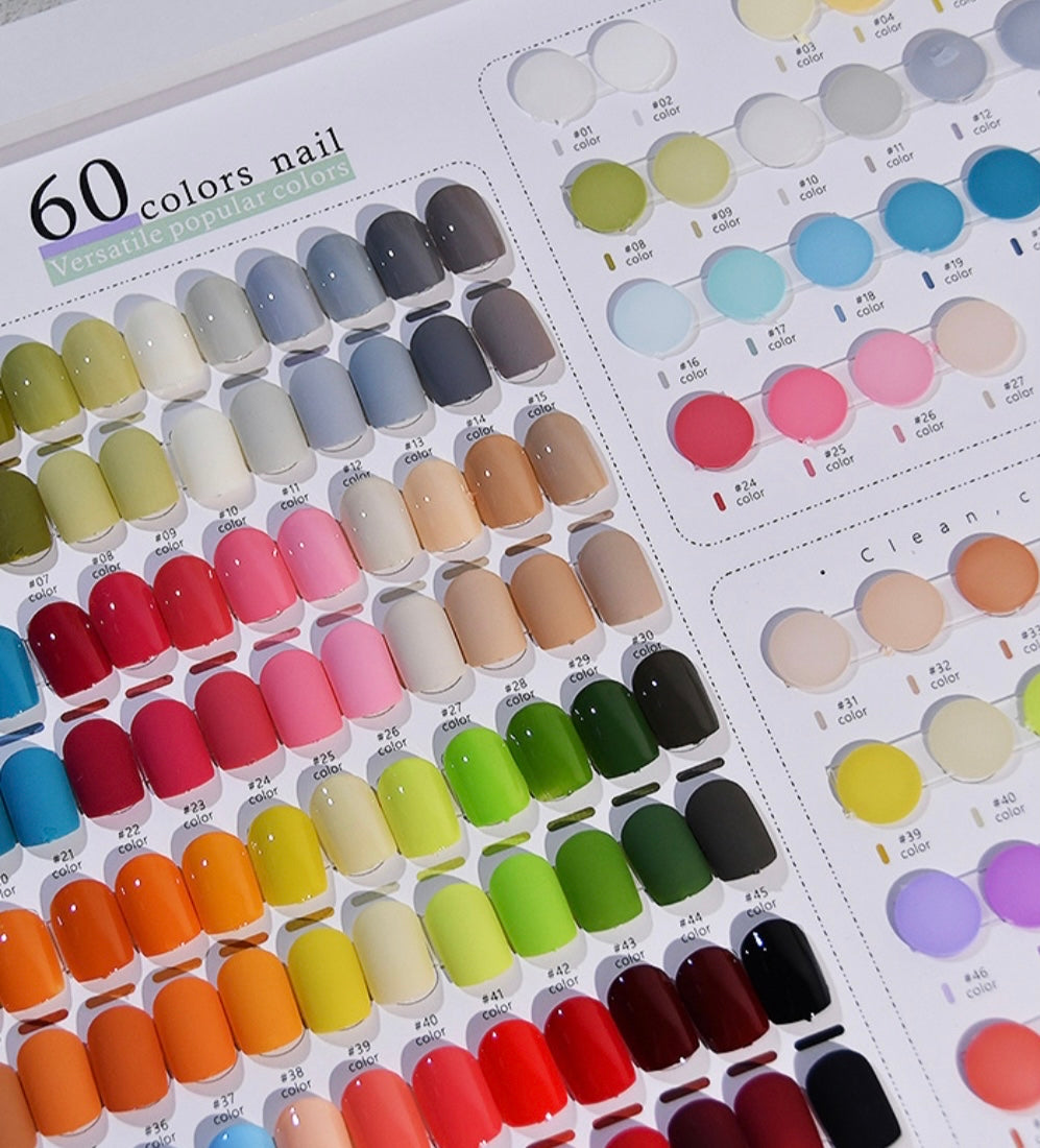 Very Good Nail Set 36-60 Colors 15ml Macaron/Cat eye/Jelly Popular ...